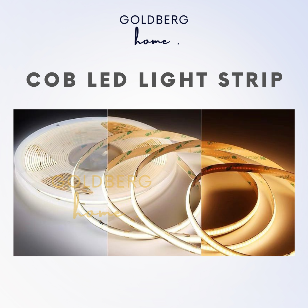 Premium COB LED Light Strip 5M 12V Cove Light | Goldberg Home SG