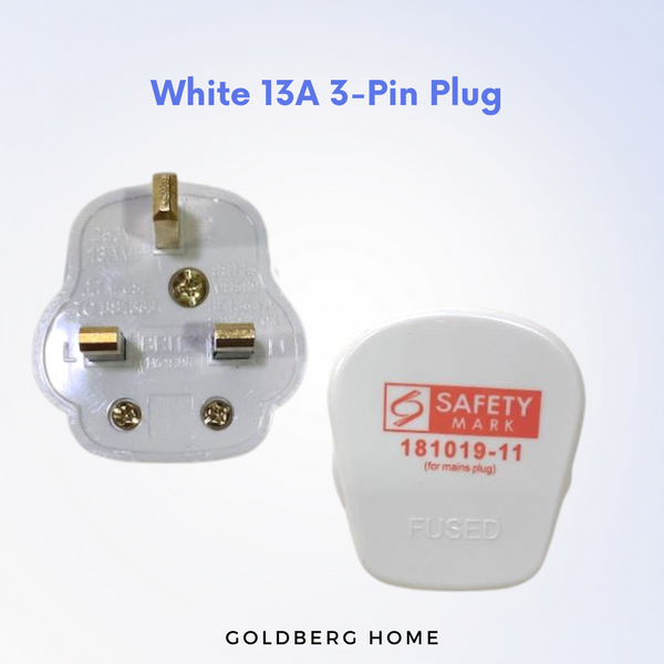 Britz 13A & 15A 3Pin Plug with Fuse | Goldberg Home SG