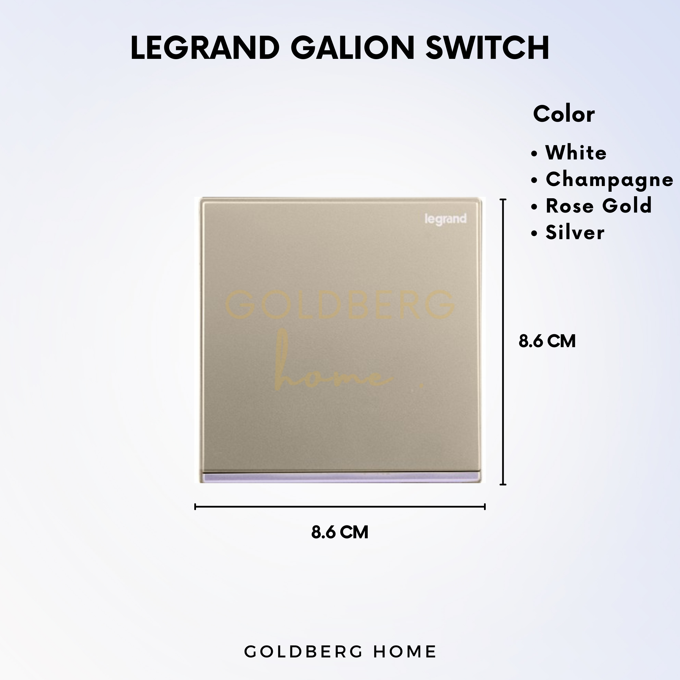 Legrand Galion Switch | 1-4 Gang Switches | Goldberg Home SG