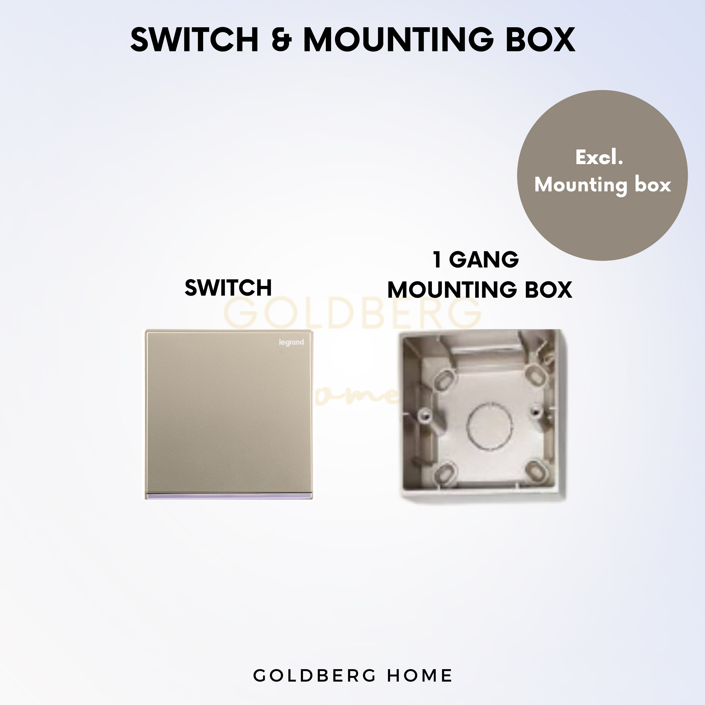 Legrand Galion Switch | 1-4 Gang Switches | Goldberg Home SG