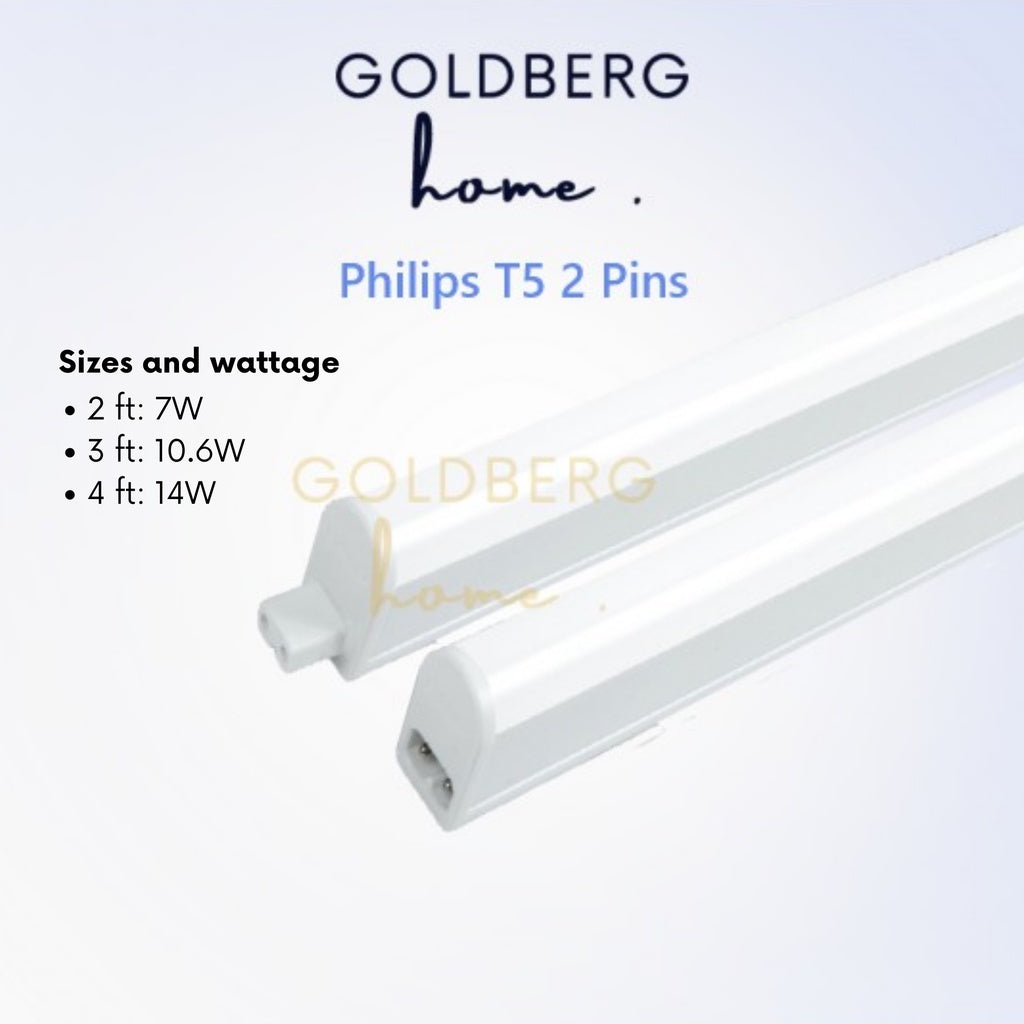 Philips T5 LED Integrated Light Tube 2ft 3ft 7W 10.6W – Goldberg Home