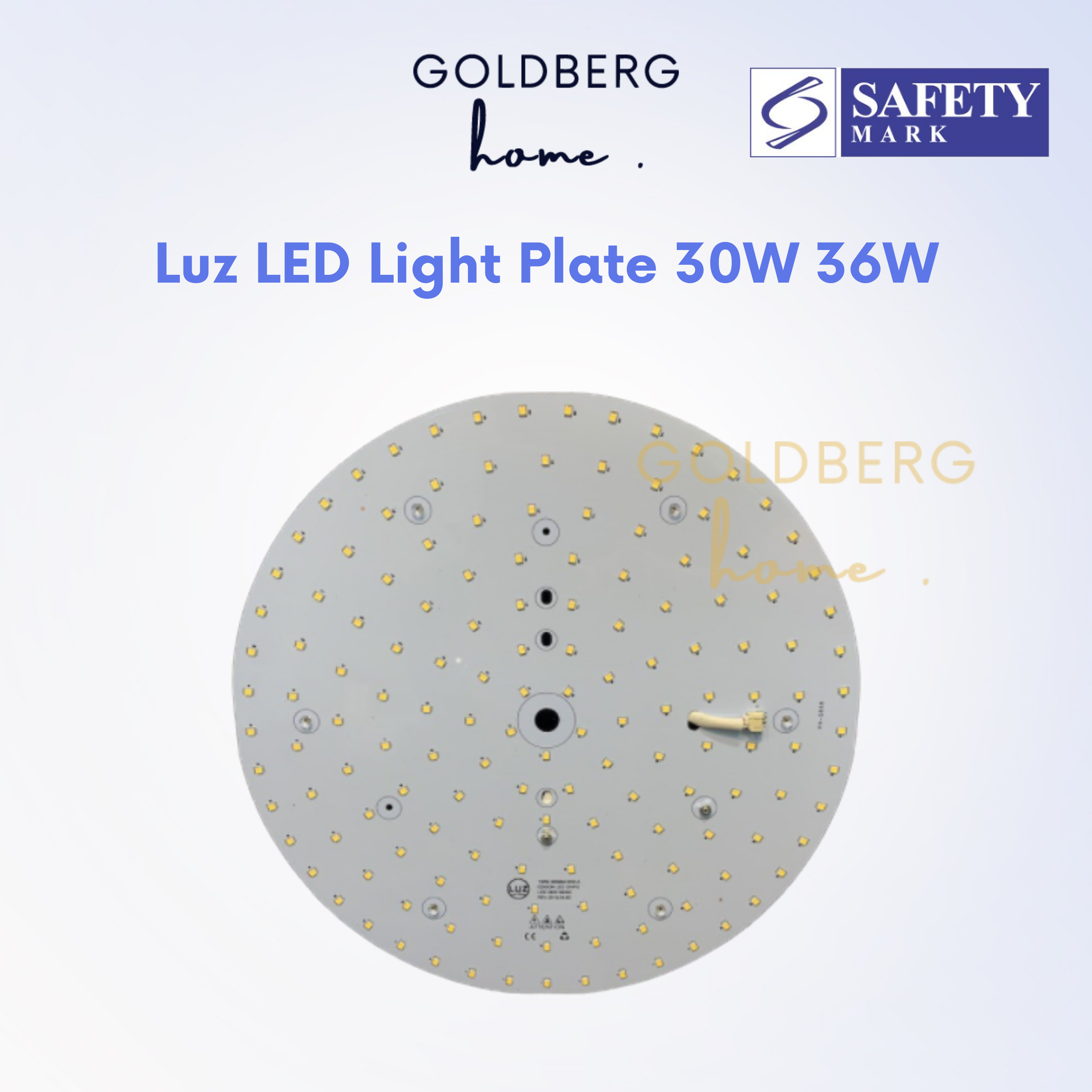 LUZ Magnetic LED Light Plate 30W 36W | Goldberg Home SG